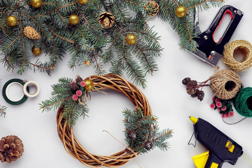 How to Hang Wreaths On Kitchen Cabinets