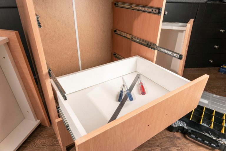 How to Replace Kitchen Base Cabinets Without Removing Countertop: Step ...