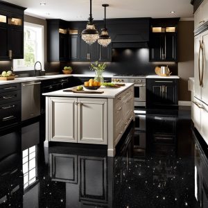 Kitchen with Black Floors Ideas: Inspirations for a Sophisticated Space
