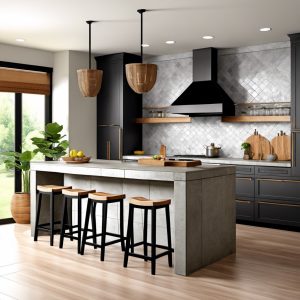 20 Modern Tiled Island Ideas for Your Kitchen Renovation