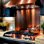 20 Unique Backsplash Copper Accent Ideas for Your Aesthetic Kitchen Space
