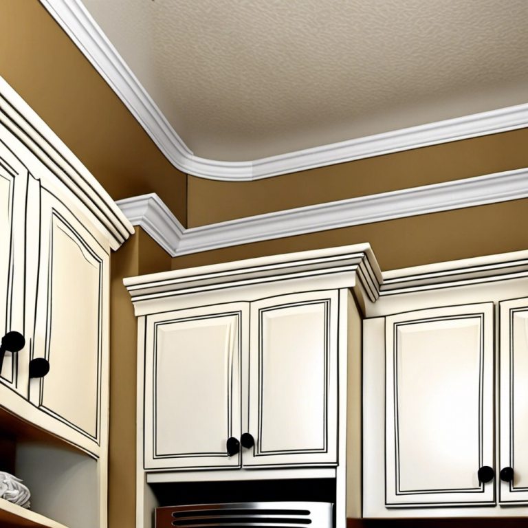 20 Stylish Flat Cabinet Crown Molding Ideas for a Innovative Kitchen Design