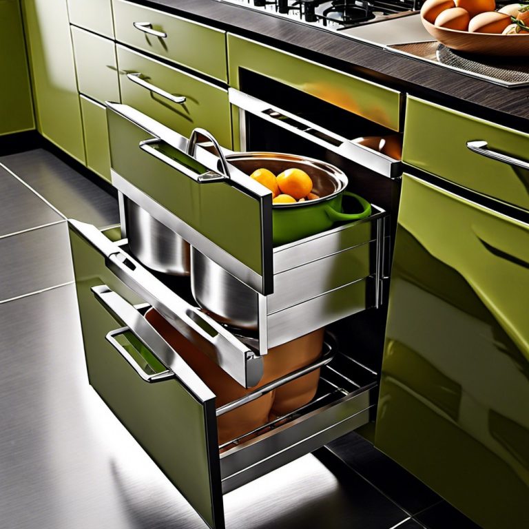 20 Pot and Pan Drawer Ideas for Ultimate Kitchen Storage Optimization