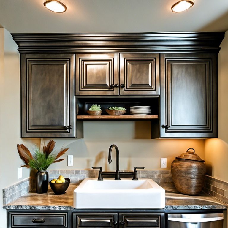 20 Stylish Flat Cabinet Crown Molding Ideas for a Innovative Kitchen Design