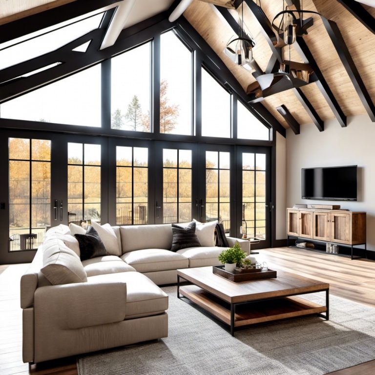 20 Open Concept Vaulted Ceiling Living Room Ideas for Spacious Interiors