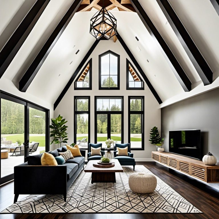 20 Open Concept Vaulted Ceiling Living Room Ideas for Spacious Interiors