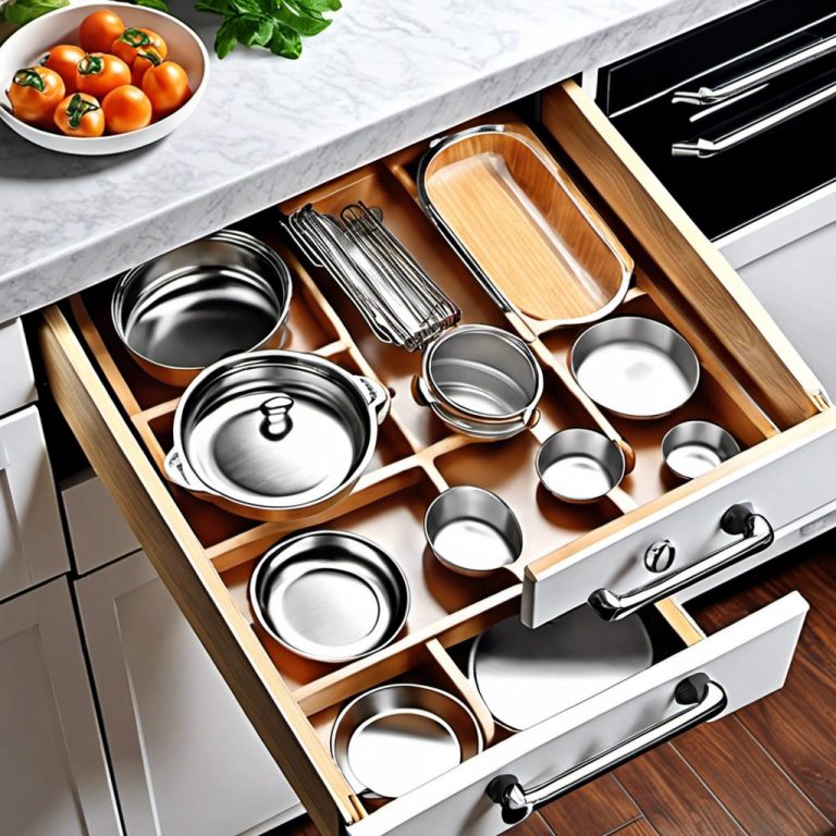 20 Pot and Pan Drawer Ideas for Ultimate Kitchen Storage Optimization