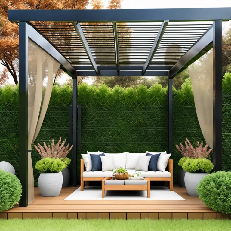 20 Innovative Pergola Screening Ideas for Maximum Outdoor Privacy