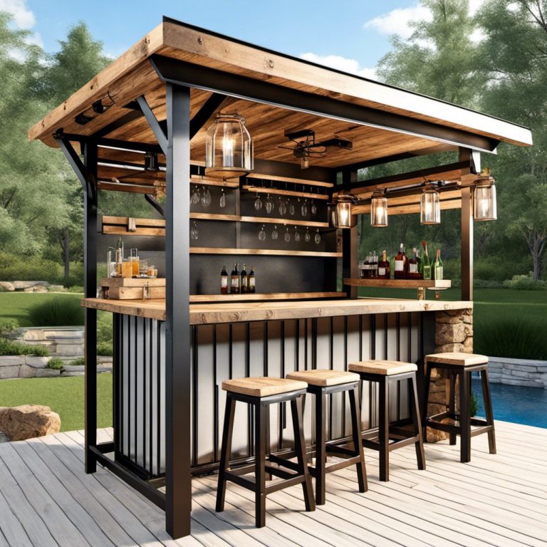 20 Rustic Corrugated Metal Bar Ideas: Ultimate Guide for Outdoor ...