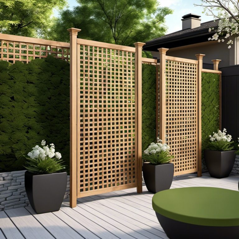 Free Standing Lattice Privacy Screen Ideas: A Comprehensive Guide for ...