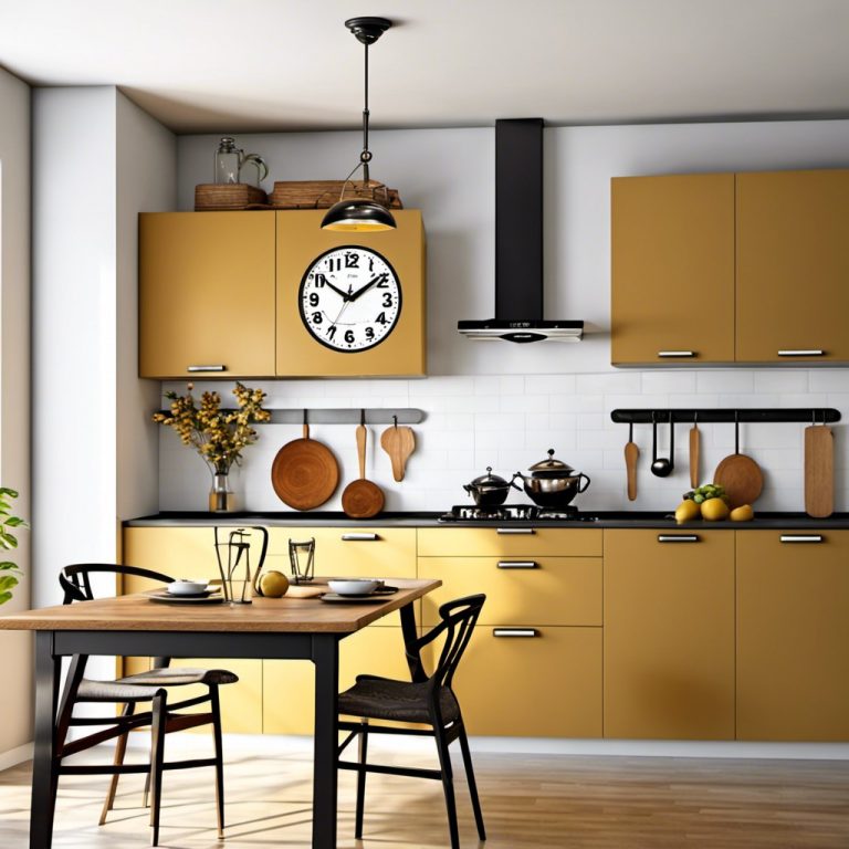 20 Kitchen Clock Ideas to Elevate Your Cooking Space