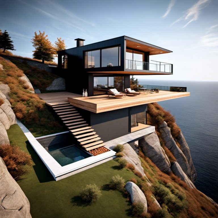 20 Modern Cliffside House Designs: Inspiring Contemporary Living Ideas