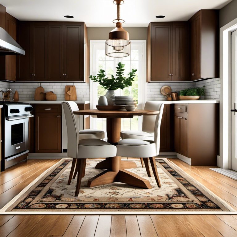 20 Kitchen Rug Ideas for Under Your Table: Tips and Inspirational Home ...
