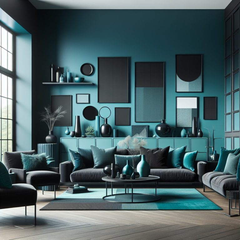 20 Teal and Black Decor Ideas for Your Home