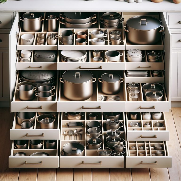 25 Pot Drawer Cabinet Ideas to Transform Your Kitchen Space