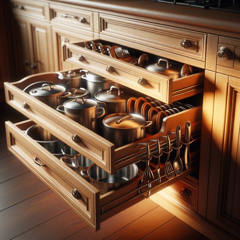 25 Pot Drawer Cabinet Ideas to Transform Your Kitchen Space