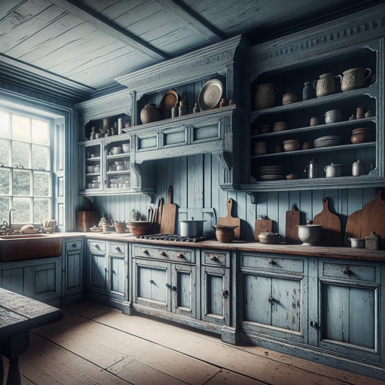 20 Rustic Blue Cabinet Ideas for Your Home