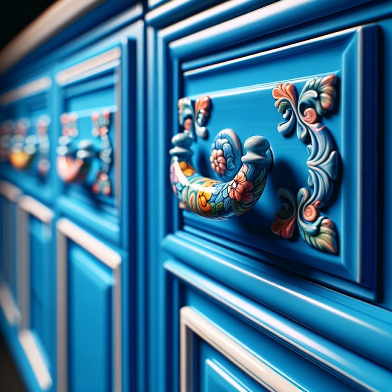 20 Hardware for Blue Cabinets Ideas