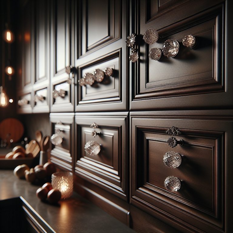 31 Ideas on What Color Hardware Looks Best on Dark Cabinets