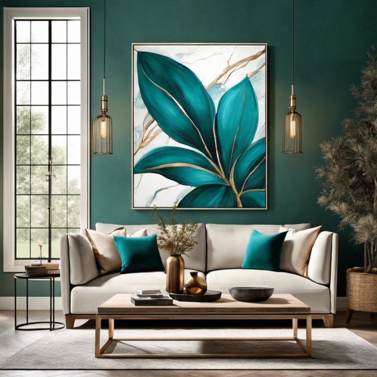20 Teal Home Decor Living Room Ideas for an Elegant Space