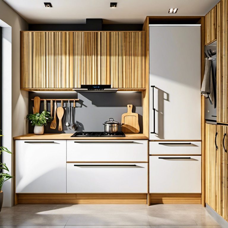 20 Modern Wood Grain Kitchen Cabinets Ideas for a Chic Kitchen