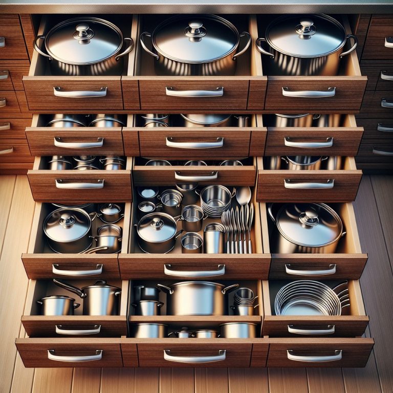 25 Pot Drawer Cabinet Ideas to Transform Your Kitchen Space