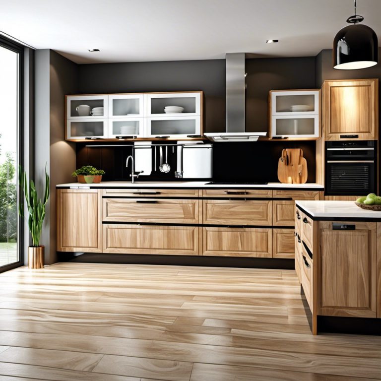 20 Modern Wood Grain Kitchen Cabinets Ideas for a Chic Kitchen