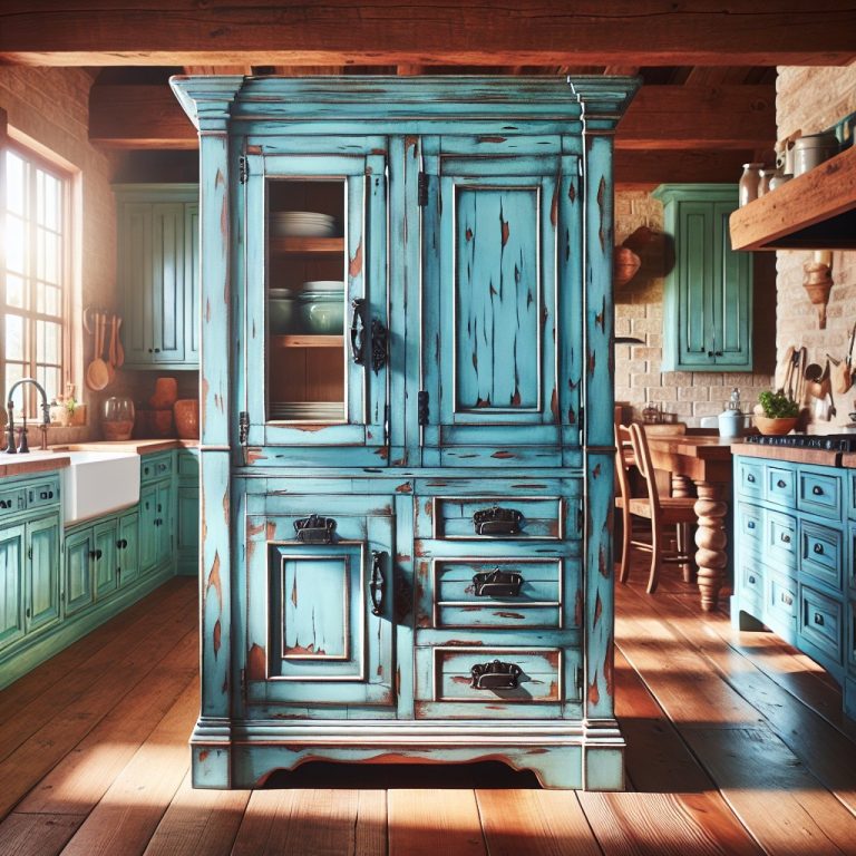 20 Rustic Blue Cabinet Ideas for Your Home