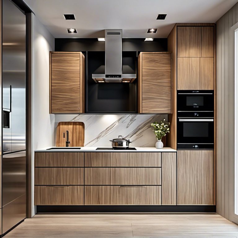 20 Modern Wood Grain Kitchen Cabinets Ideas for a Chic Kitchen