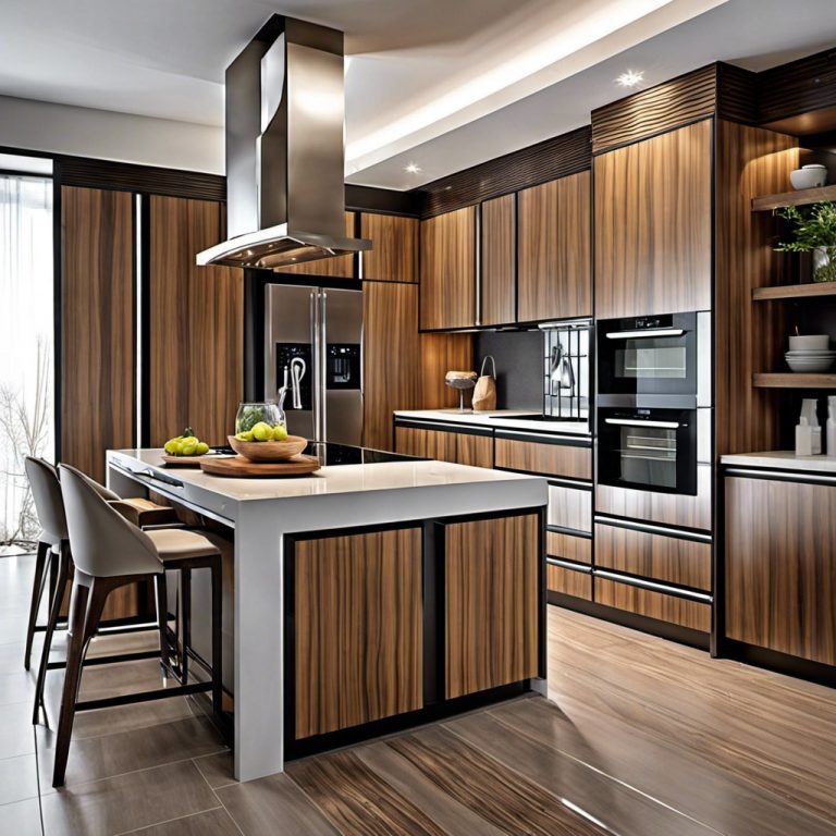 20 Modern Wood Grain Kitchen Cabinets Ideas for a Chic Kitchen