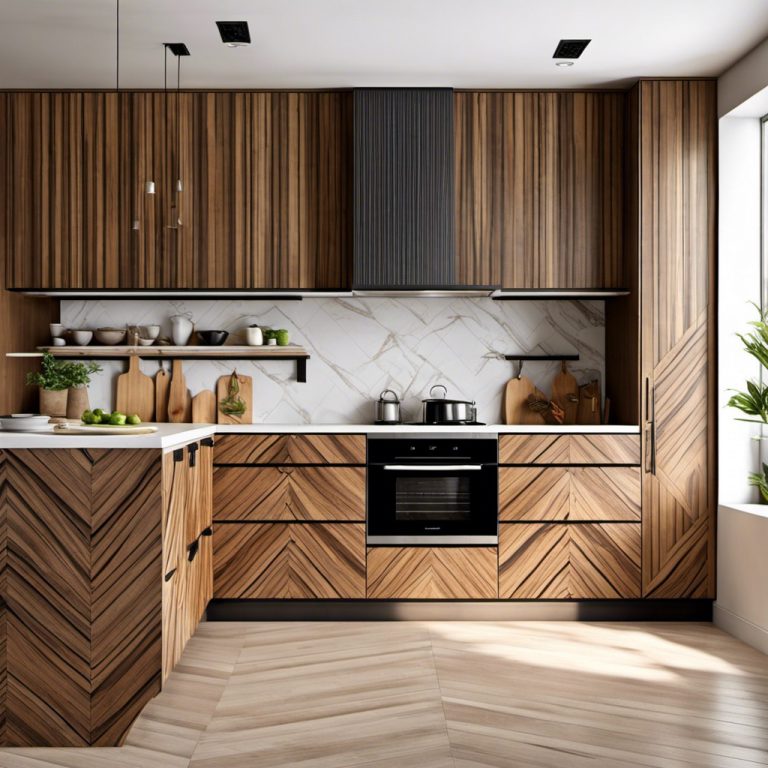 20 Modern Wood Grain Kitchen Cabinets Ideas for a Chic Kitchen