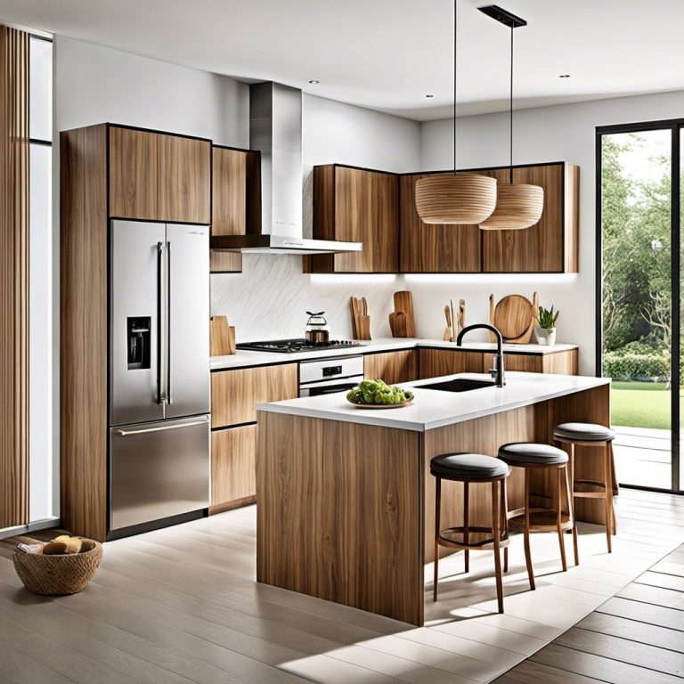 20 Modern Wood Grain Kitchen Cabinets Ideas for a Chic Kitchen