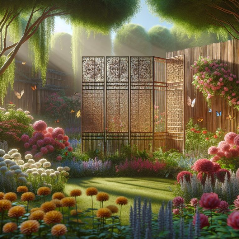 20 Folding Lattice Screen Ideas for Your Home or Garden