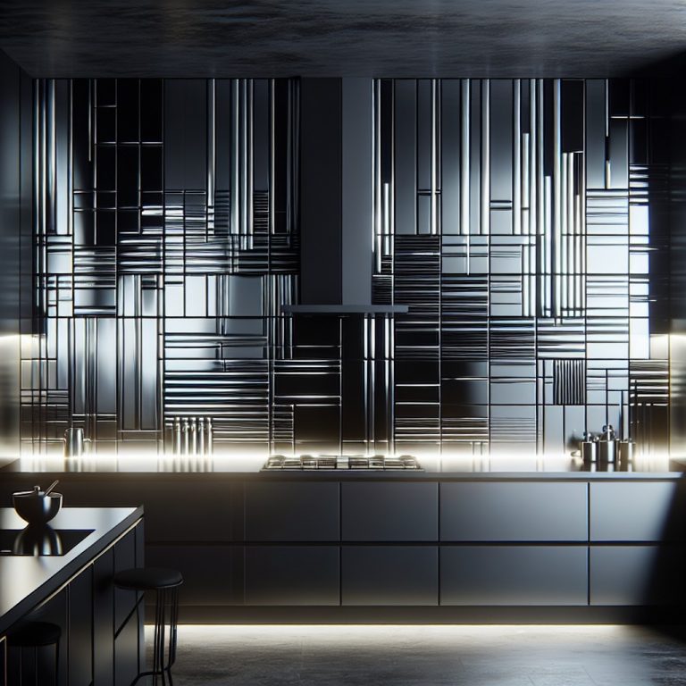 20 Black Mirror Backsplash Ideas for a Stylish Kitchen