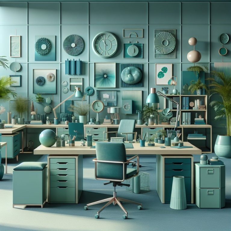 20 Teal Office Ideas for a Refreshing Workspace