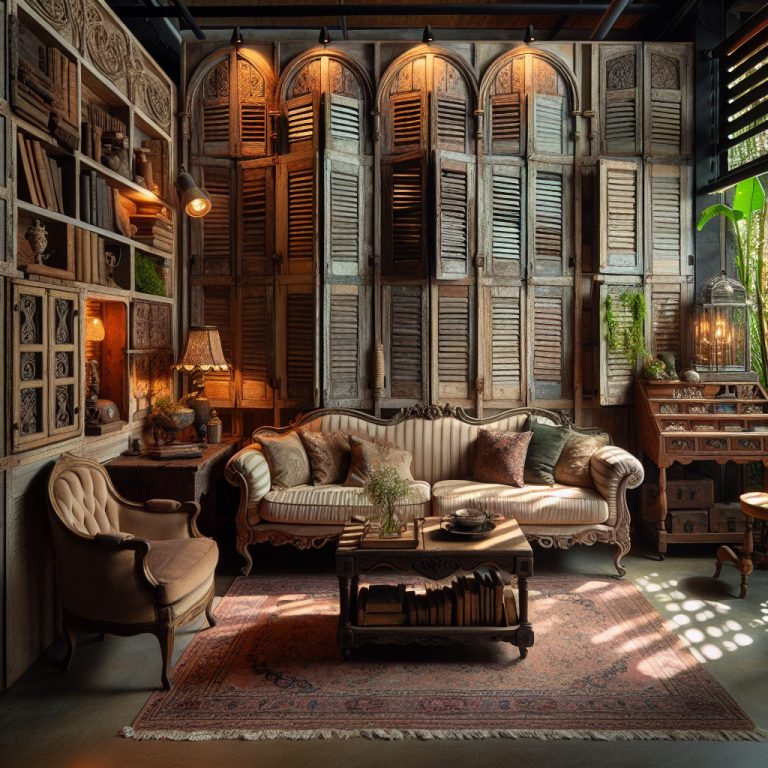 20 Wall Shutter Decor Ideas: Inspiration for a Stylish Living Space