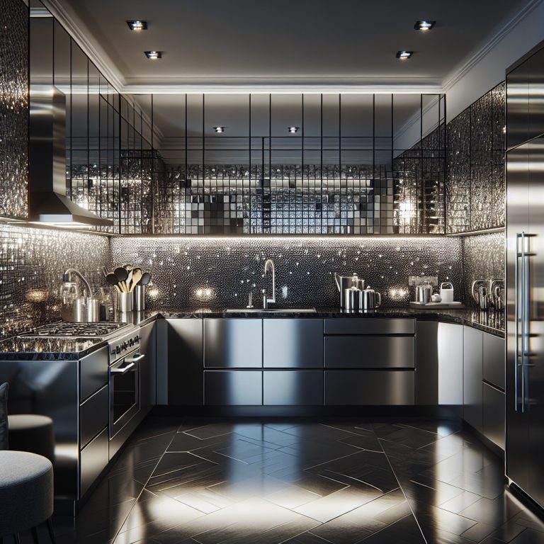 20 Black Mirror Backsplash Ideas for a Stylish Kitchen