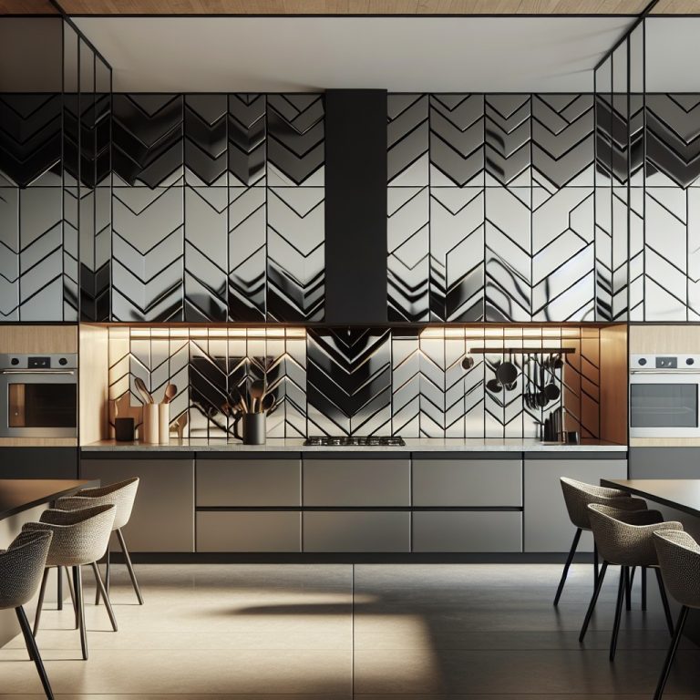 20 Black Mirror Backsplash Ideas for a Stylish Kitchen