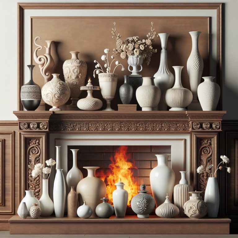 20 Fireplace Vase Decor Ideas for Your Home