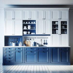 20 White Upper Blue Lower Cabinets Ideas for a Modern Kitchen