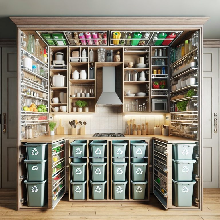 20 Kitchen Cabinet Recycling Center Ideas for a Greener Home