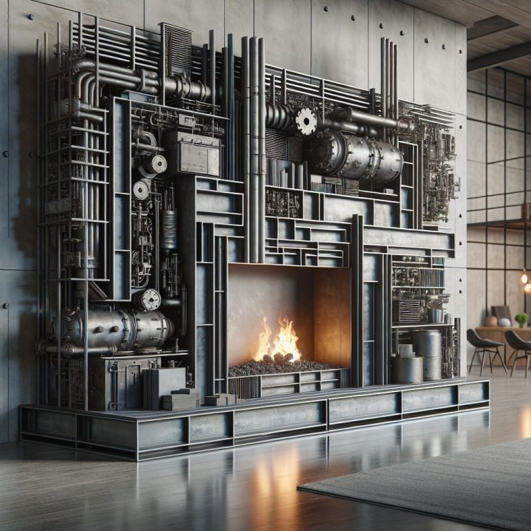 20 Industrial Fireplace Ideas for a Unique Design