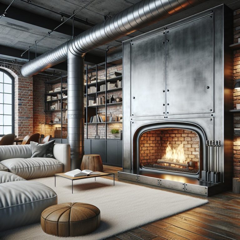 20 Industrial Fireplace Ideas for a Unique Design